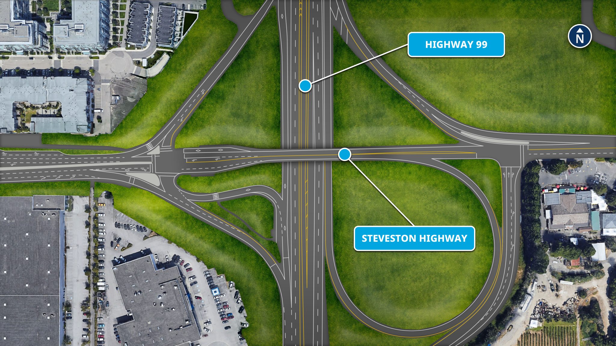 Interchange Construction – Highway 99 Tunnel Program